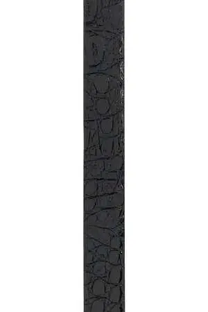 TOM FORD T Logo Embossed Buckle Belt