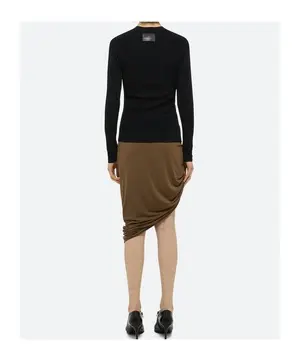 Helmut Lang Mesh Panelled Knitted Sport Top