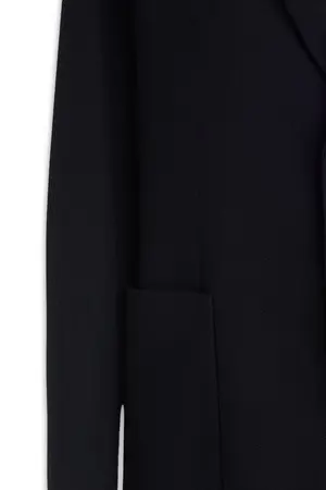 CIRCOLO 1901 Textured Two-button Blazer - Black
