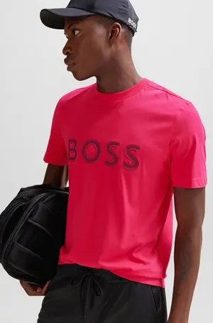 Hugo Boss Logo-appliqué Cotton T-shirt