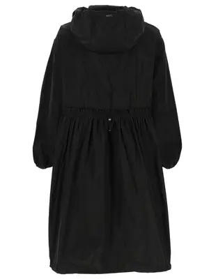 Herno Zip-up Hooded Coat - Black