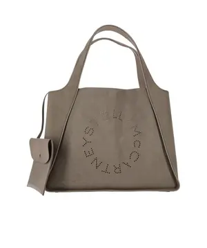 Stella McCartney Logo Tote Bag - Brown