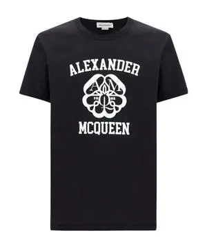Alexander McQueen Logo Printed Crewneck T-shirt