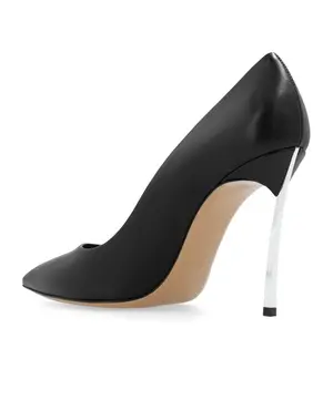Casadei Blade Pointed Toe High Heel Pumps - Black