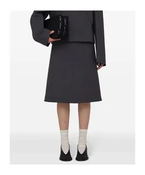 JIL SANDER High-waisted Midi Skirt