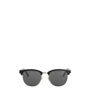 Saint Laurent Logo Sunglasses - Gray