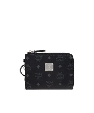 Mcm Logo Wallet - Black