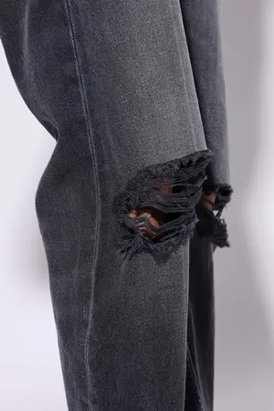 Rhude Distressed Relaxed Fit Jeans