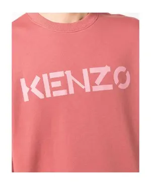 Kenzo Logo Print Cotton Sweatshirt