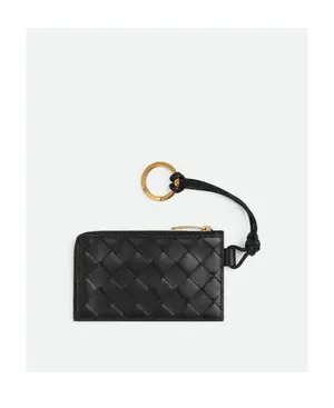 Bottega Veneta Intrecciato L-zipped Card Case