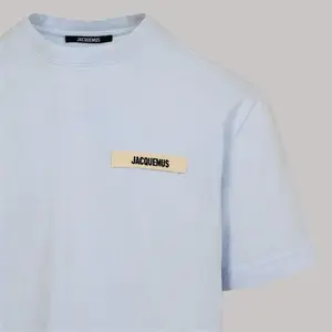 Jacquemus Logo Patch Crewneck T-shirt - Blue