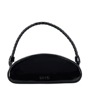 MSGM Logo Debossed Zip-up Tote Bag - Black