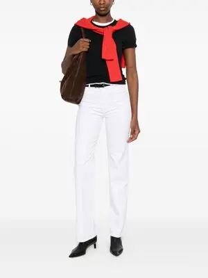 MOTHER The Kick It Jeans - White