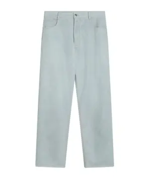 Bottega Veneta Straight Leg Denim Pants - Gray