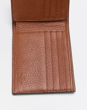 Valentino Garavani Rockstud Bi-fold Wallet - Brown