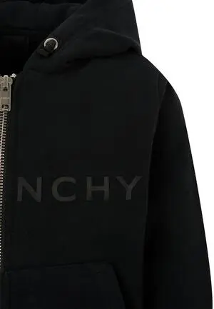 Givenchy Logo-print Hooded Zip-up Sweatshirt