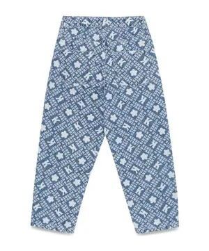 Kenzo All-over Monogram Print Jeans
