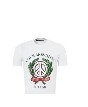 Moschino Logo Printed T-shirt