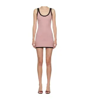 Marissa Chiara Ribbed Tank Dress - Pink