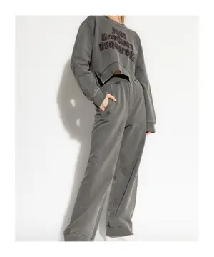 Dsquared2 Wide Leg Sweatpants - Grey