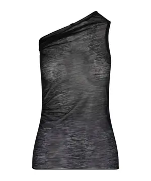 Rick Owens Athena One-shoulder Tank Top - Black
