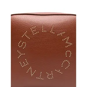 Stella McCartney Logo Camera Crossbody Bag - Brown