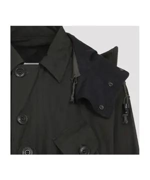 MAISON MARGIELA Long Sleeved Hooded Coat