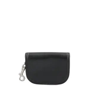 Celine Keyring Nano Besace Triomphe In Smooth Calfskin