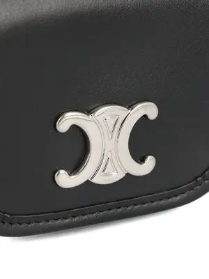 Celine Keyring Nano Besace Triomphe In Smooth Calfskin