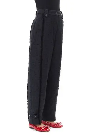 GANNI Tweed Trousers