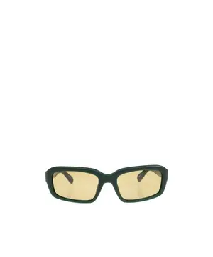 Jacquemus Rectangular Sunglasses - Green