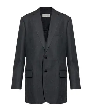 Dries Van Noten Single-breasted Blazer - Gray