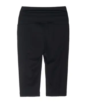 MSGM Logo-print High-waist Stretch Shorts - Black