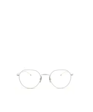 Thom Browne Round Frame Glasses - White