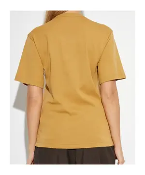 LEMAIRE Crewneck Short Sleeve T-shirt - Yellow