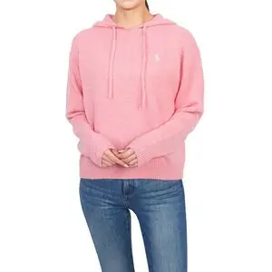 SPORTY  RICH Sporty & Rich Cashmere Drawstring Hoodie