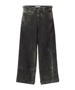 LANVIN Belted Wide-leg Jeans