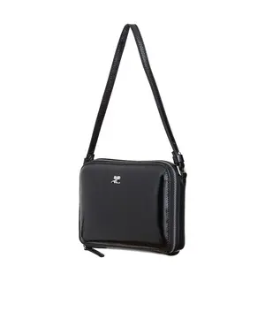COURREGES Zippered Shoulder Bag - Nero