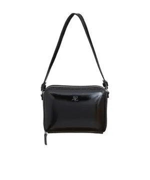 COURREGES Zippered Shoulder Bag - Nero
