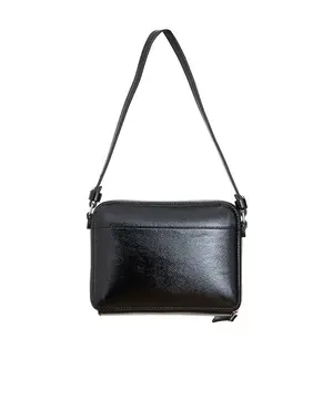 COURREGES Zippered Shoulder Bag - Nero
