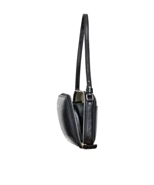 COURREGES Zippered Shoulder Bag - Nero