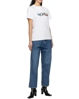 A.p.c. Logo Printed Crewneck T-shirt