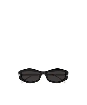 Alexander McQueen Rectangular Frame Sunglasses - Black