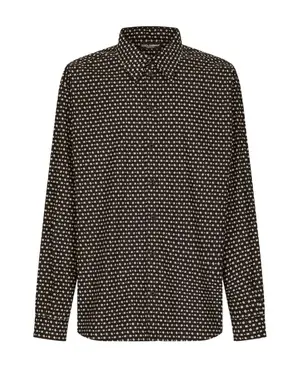Dolce & Gabbana Dolce Gabbana Dg Monogram Printed Shirt