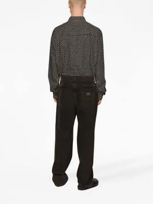 Dolce & Gabbana Dolce Gabbana Dg Monogram Printed Shirt