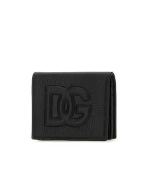 Dolce & Gabbana Dolce Gabbana Logo Embossed Foldover Top Wallet
