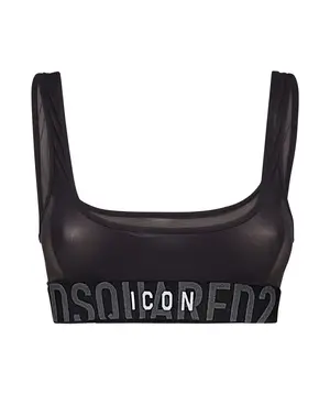 Dsquared2 Pattern Bra - Black