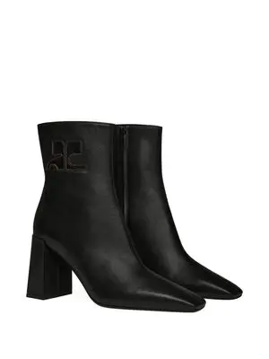 COURREGES 90mm Block-heeled Ankle Boots