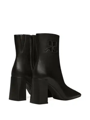 COURREGES 90mm Block-heeled Ankle Boots