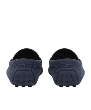 Dolce & Gabbana Logo Plaque Leather Loafers